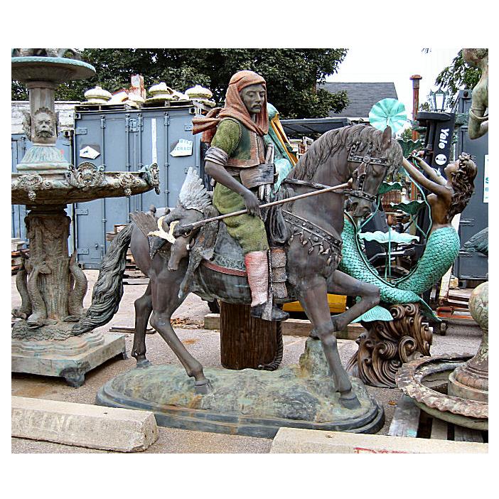 Arab Hunter on Horseback - Aardvark Antiques