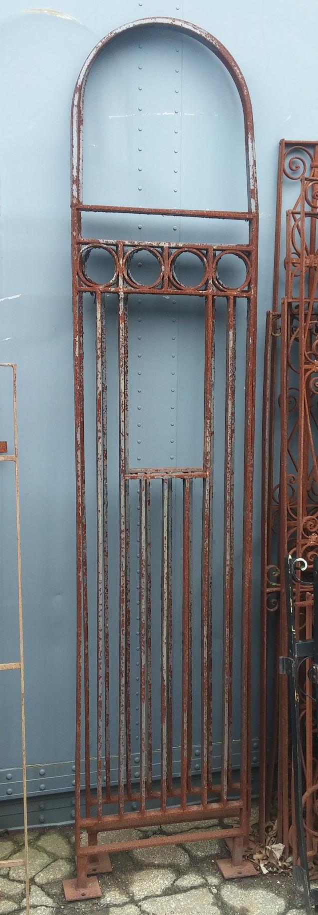 Pair of Arched Iron Panels - Aardvark Antiques