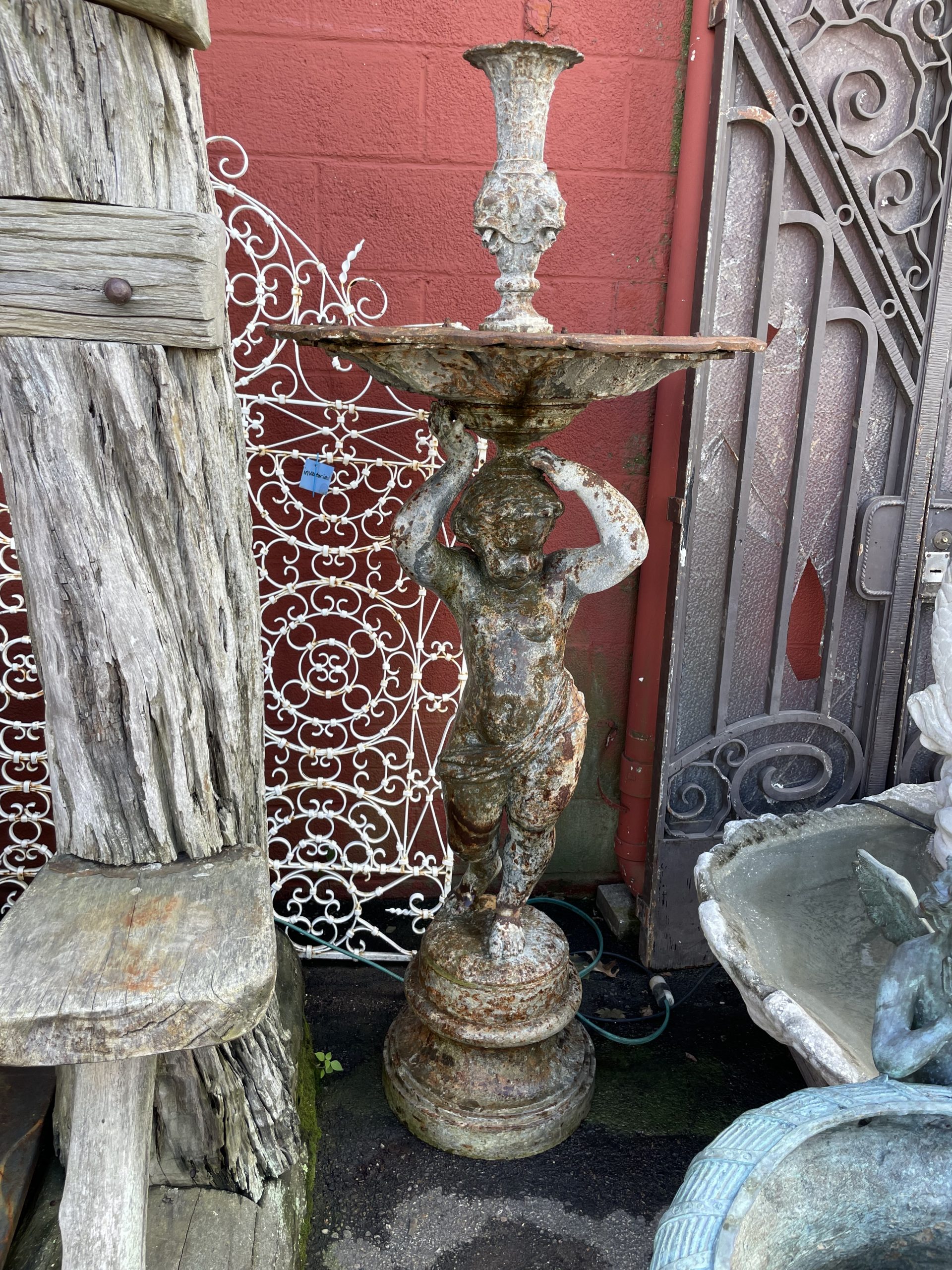 Cast Iron Figural Sculpture - Aardvark Antiques