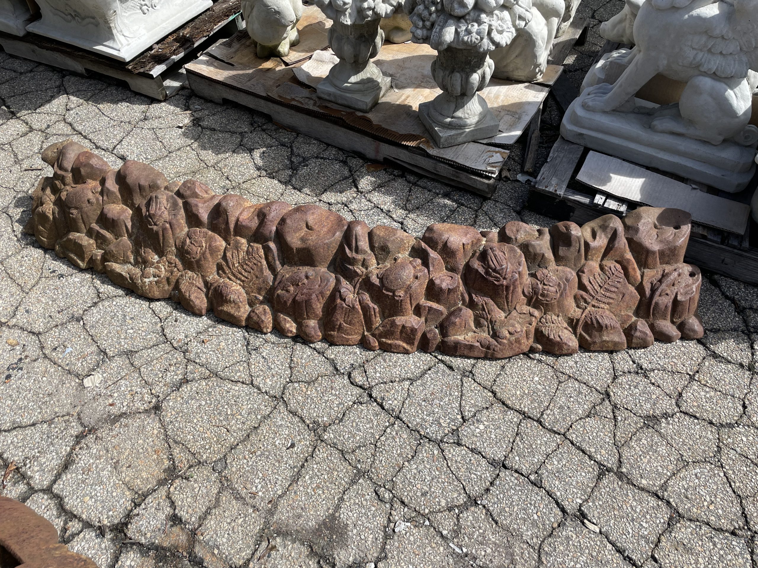 Cast Iron J.W. Fiske Pool Surround - Aardvark Antiques