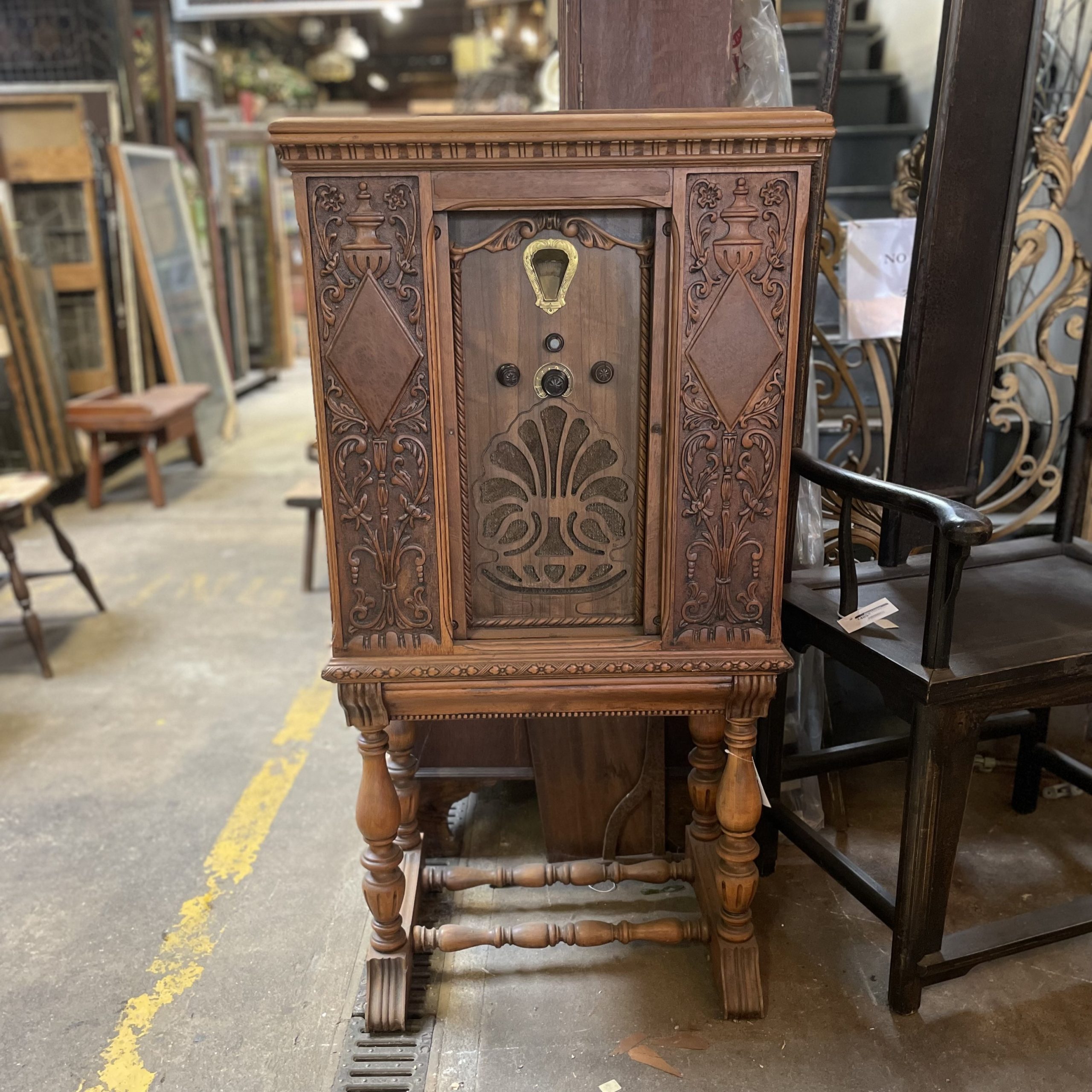 Radio Cabinet, Early 20th Century - Aardvark Antiques